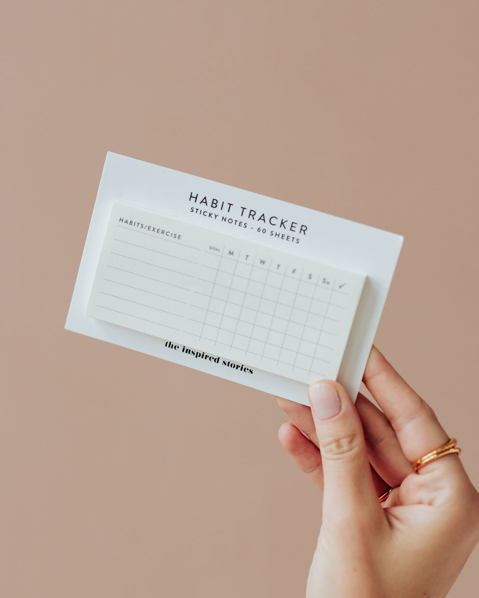 Habit Tracker Sticky Notes – The Inspired Stories EU